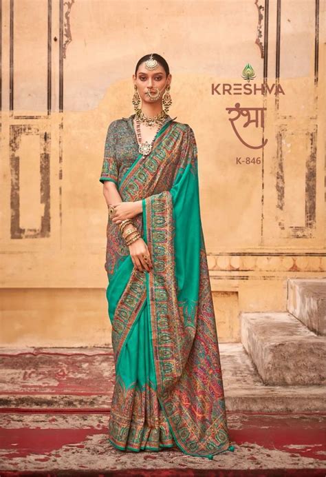 Kreshva Rambha Silk Saree At ₹ 1600 Piece Fancy Sarees In Pune Id