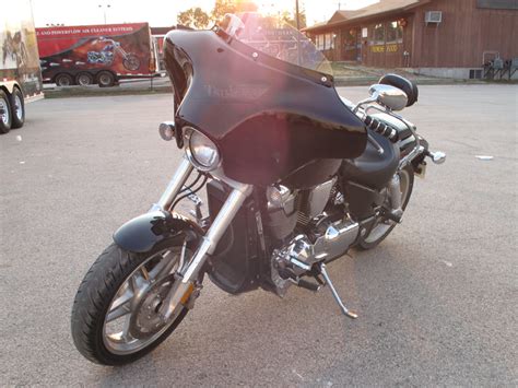 Small Black Batwing Fairing With Stereo 6 12 Speakers Honda Fury