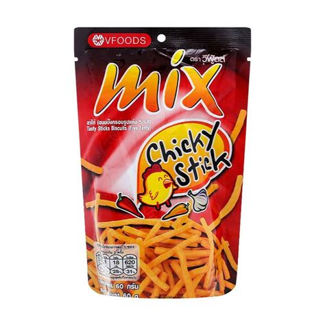 Vfoods Mix Chicky Stick Chicken Biscuit Sticks 60g Lucifers House Of Heat