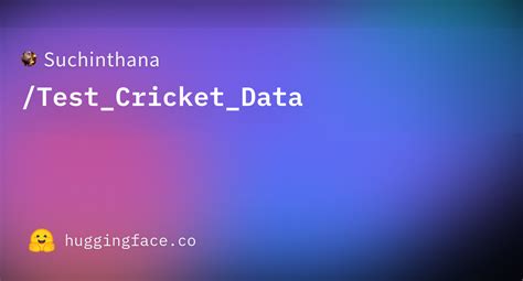 Suchinthanatestcricketdata At Main