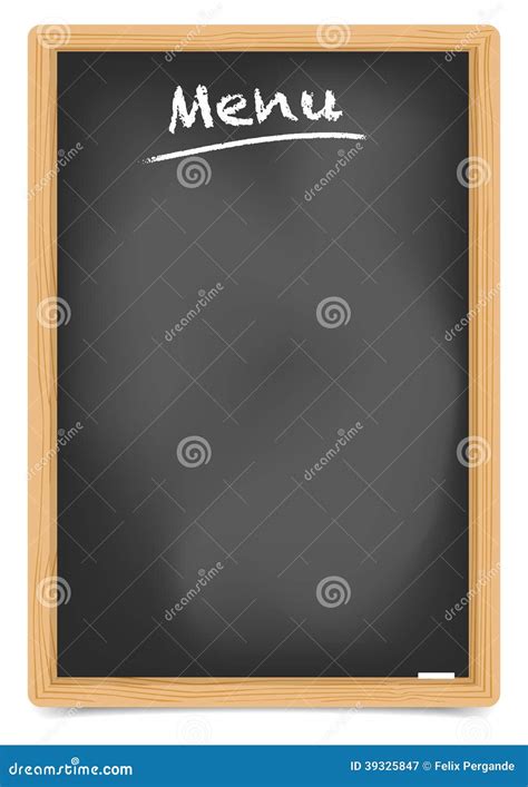 Blackboard Menu Stock Illustration Illustration Of Cuisine 39325847