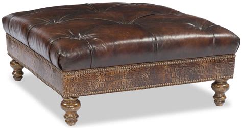 Square Ottoman Coffee Table Leather