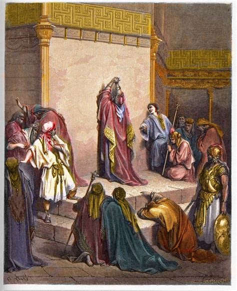 David King Of The United Kingdom Of Israel Mourning The Death Of