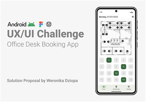 Uxui Challenge Office Desk Booking App Behance