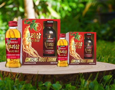 Nước Uống Dinh Dưỡng Welson Ginseng Root Drink Từ Hàn Quốc Giao Hàng