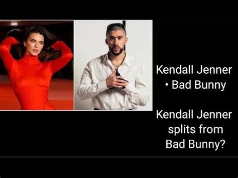 Kendall Jenner • Bad Bunnykendall Jenner Splits From Bad Bunny Kanye West Nuggets Camila