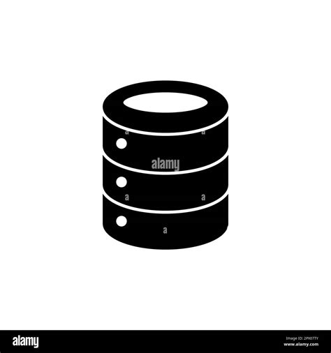 Database Icon Vector Server Icon Storage Stock Vector Image And Art Alamy