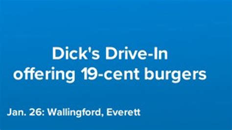 Dicks Drive In Offering 19 Cent Burgers This Week