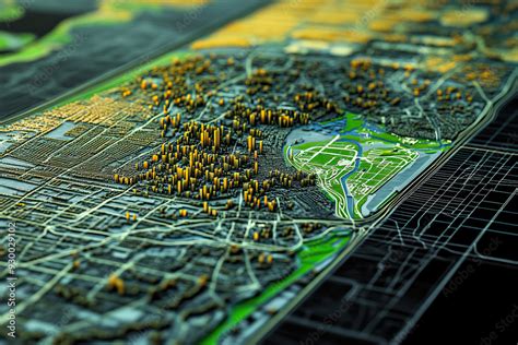 Technical Aerial Visual 3d Lidar Gis Aerial Map Satellite Scan Model