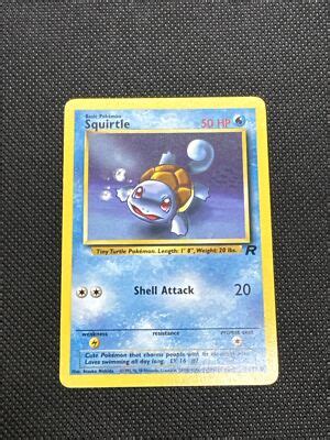 Squirtle 6882 Pokemon Tcg Team Rocket 2000 Unlimited Wotc Ebay