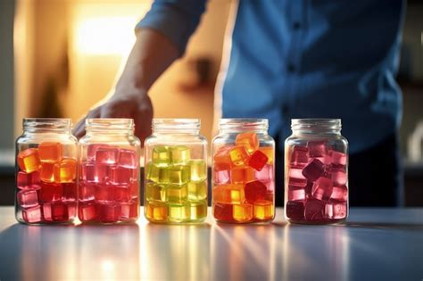 Free Photo Protein Gummy Snacks For Healthy Lifestyle