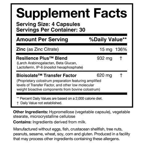 Transfer Factor Rapid Response™ Researched Nutritionals