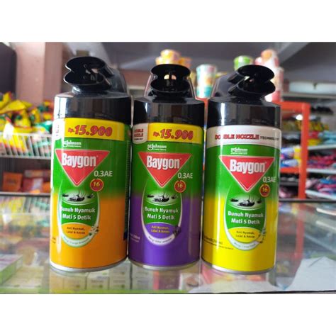 Baygon Mosquito Repellent Spray 200ml Random Variant Shopee Malaysia