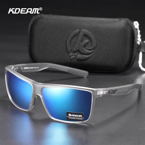 Kdeam Scratch Resistance Sunglasses Men Polarized 100 Uv Protection