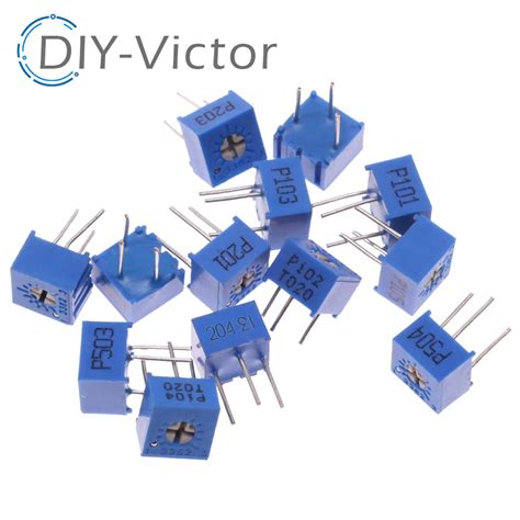 Oscilloscope Kit 50k Potentiometer 3296 Multiturn Variable Resistors 12