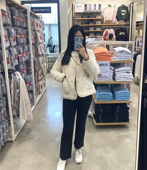 여자 무스탕 퍼자켓 추천 로엠 배색퍼자켓 내돈내산 후기 네이버 블로그