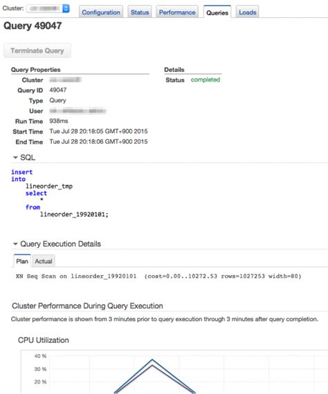 Amazon Redshift Queries ビューで問題のクエリを特定する Developersio