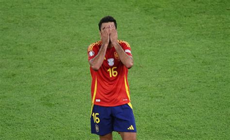 مصدومیت رودری در فینال یورو ۲۰۲۴ طرفداری