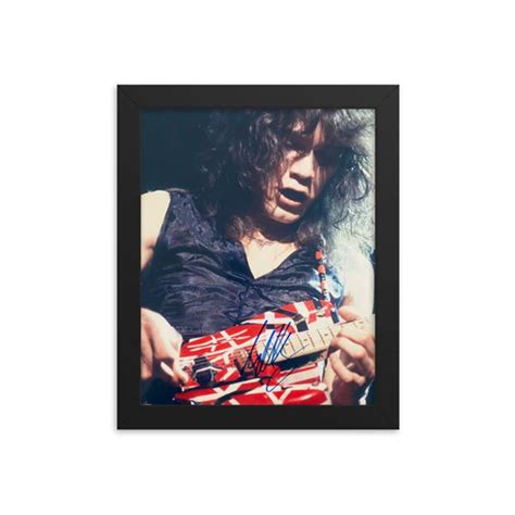 Eddie Van Halen Signed Photo Reprint