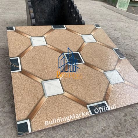 Jual Keramik Lantai 50x50 Michellin Brown Matt Carport 1 Dus Shopee Indonesia