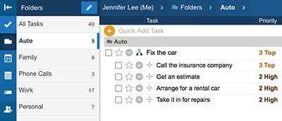 Toodledo Explanation Of Subtasks