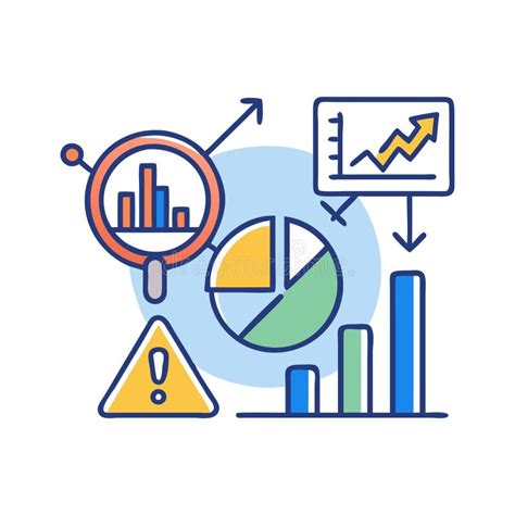 Dynamic Business Risk Analysis Icon Stock Vector Illustration Of