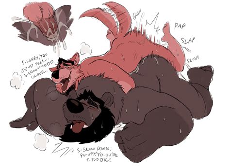Rule 34 1boy 2boys Bara Bear Beard Big Sub Boof Brown Fur Cum Cum
