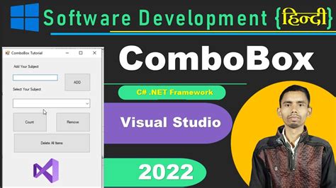 How To Implement Combo Box In Visual Studio C Dot Net Framework Tutorial In Hindi