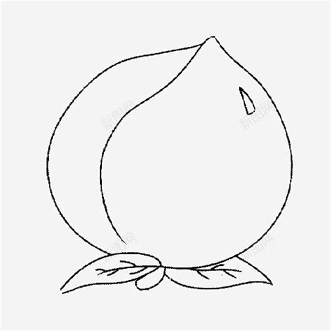 幼儿手绘桃子 创意素材