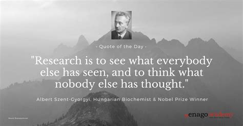 Quote From Albert Gyorgyi Enago Academy