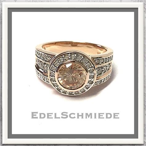 Edelschmiede925 Silberring »Edelschmiede925 Schmuckring in 925 Silber rosé«