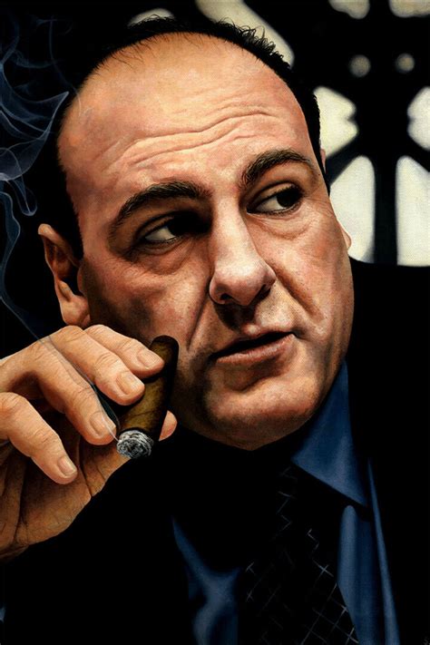 Poster Tony Soprano Portrait The Sopranos Movie Inspired Picture