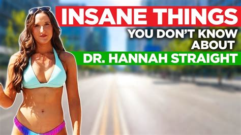 8 Little Known Facts About Dr Hannah Straight That Will Leave You