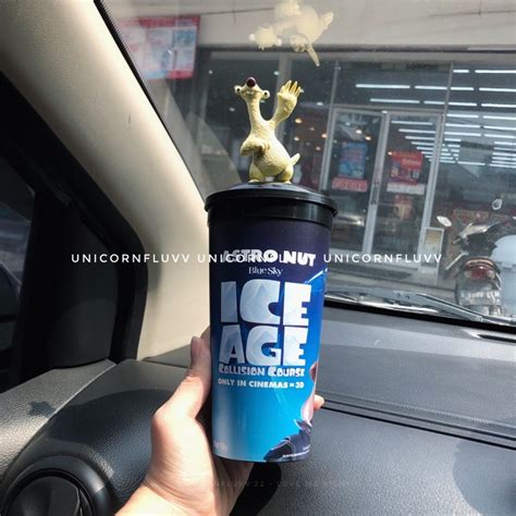 Jual Tumbler Ice Age Collision Course Sid Xxi Cafe Topper Shopee