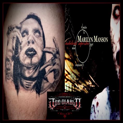 Marilyn Manson Logo Tattoo