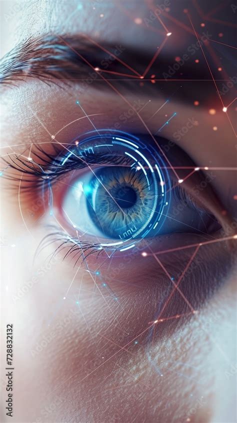 Retina Recognition And Iris Reading Of A Female Eye Through Advanced