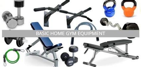 Basic Home Gym Equipment • Bodybuilding Wizard