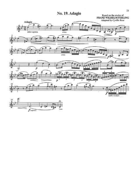 Clarinet Etude No 19 Pdf