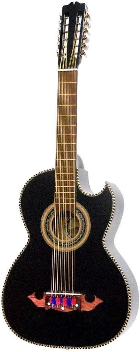 Paracho Elite Moreno Bajo Sexto Black Made In Mexico