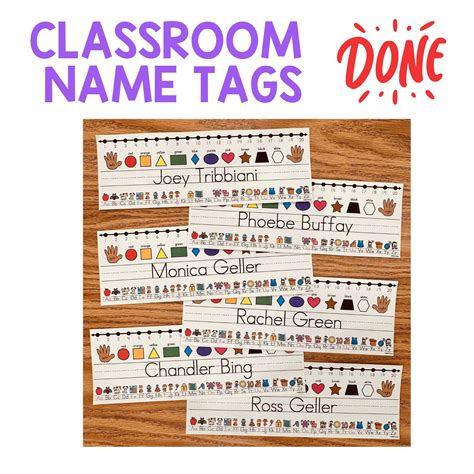 Editable Kindergarten Name Tags Or Desk Plates Etsy