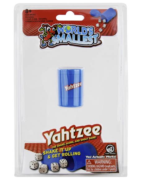 Worlds Smallest Yahtzee Whistle Stop Hobby And Toy