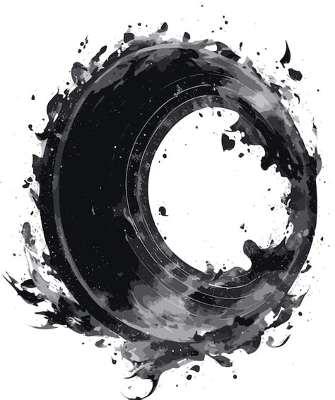 Premium Vector Enigmatic Aura Dark Magic Circle In Black With A