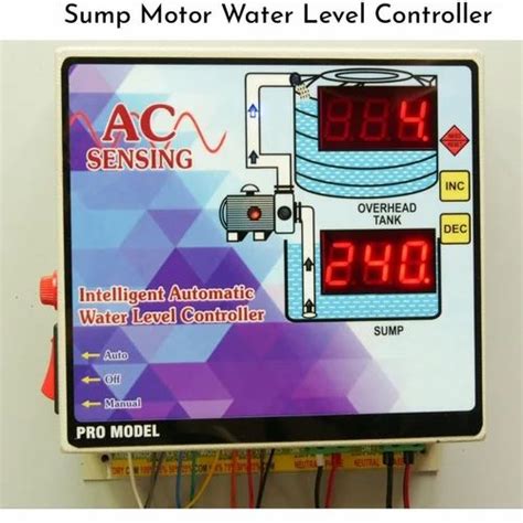 Automatic Water Level Controller Pro Model Sump To Overhead Tank Wall