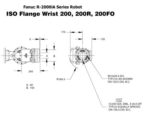 Fanuc R 2000ia 200fo Robot Data Sheet R Series R A B Industries Inc