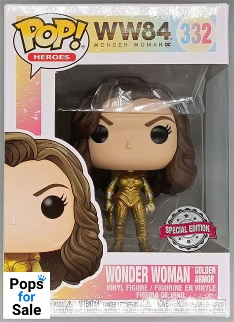 Funko Pop Wonder Woman Golden Armor No Wings Dc Ww84