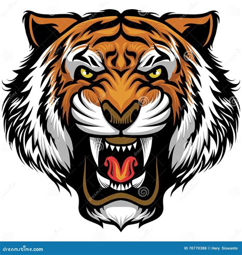 Angry Tiger Stock Illustrations 10852 Angry Tiger Stock