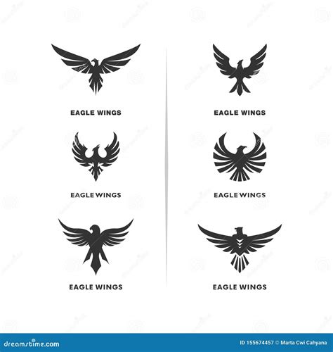 Eagle Logo Design Black And White