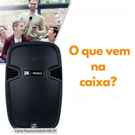 Caixa Passiva 12 K Audio Kb12p 250w Rms Profissional Caixas De Som