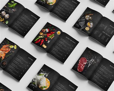 Restaurant Menu Template Editable Food Menu Template Restaurant Food Menu Customizable Food