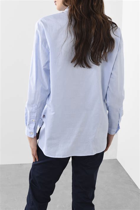 Lexington Edith Lt Oxford Shir Light Blue Mq Marqet